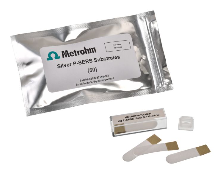 Silver P-SERS Substrate (Ag), 50 pieces | Metrohm