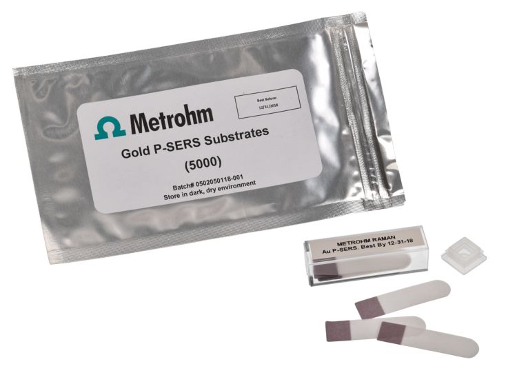 Gold P-SERS Substrate (Au), 5000 pieces | Metrohm