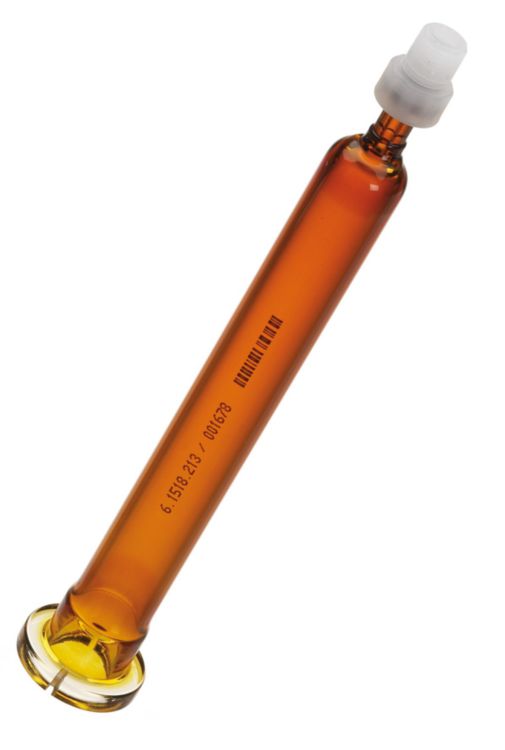 Glass cylinder 10 mL / amber glass | Metrohm