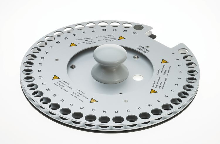Sample rack, 36 x 6 mL, (Al) | Metrohm