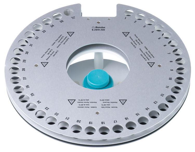 Sample rack, 36 x 6 mL, (Al) | Metrohm