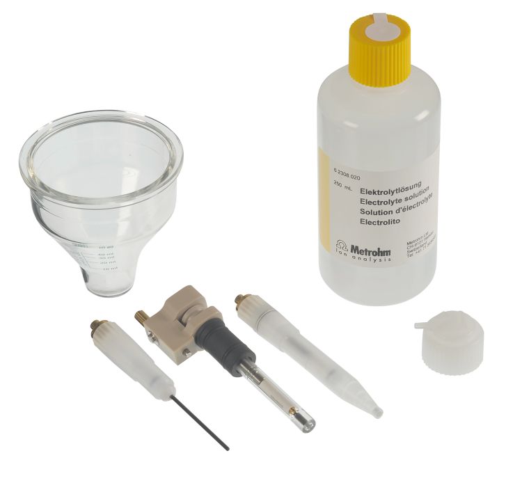 VA electrode equipment with rotating disk electrode (RDE) made of ...