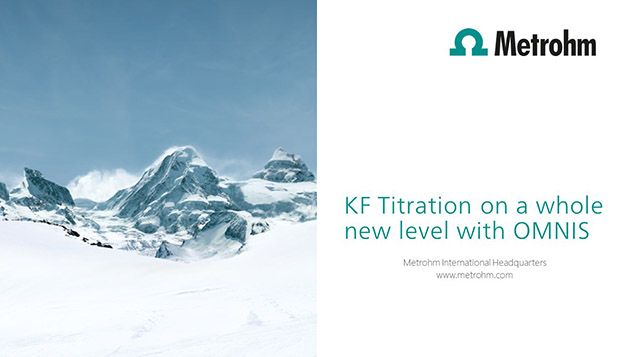 Volumetric and coulometric Karl Fischer titrators | Metrohm